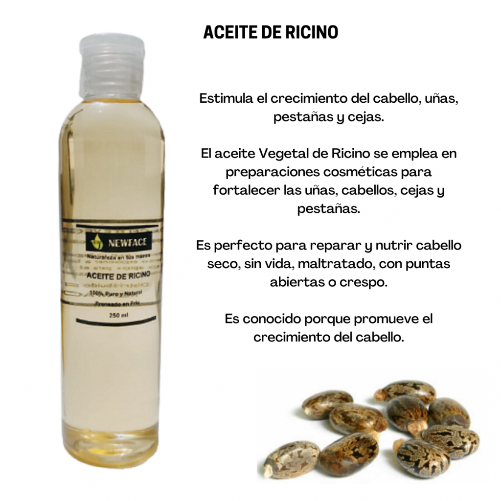 ACEITE DE RICINO x 250ml 100% Puro y Natural. – Newface Store – Aceites ...